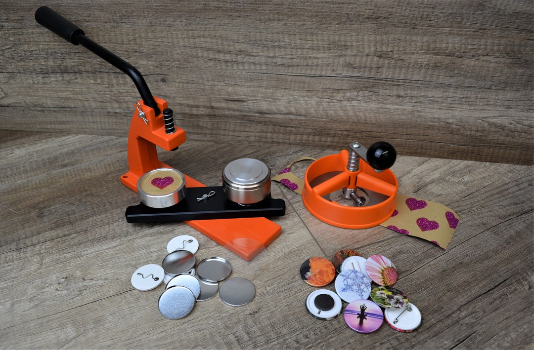 38mm 'micro' Badge Maker (interchangeable) With 100 Components, Circle ...
