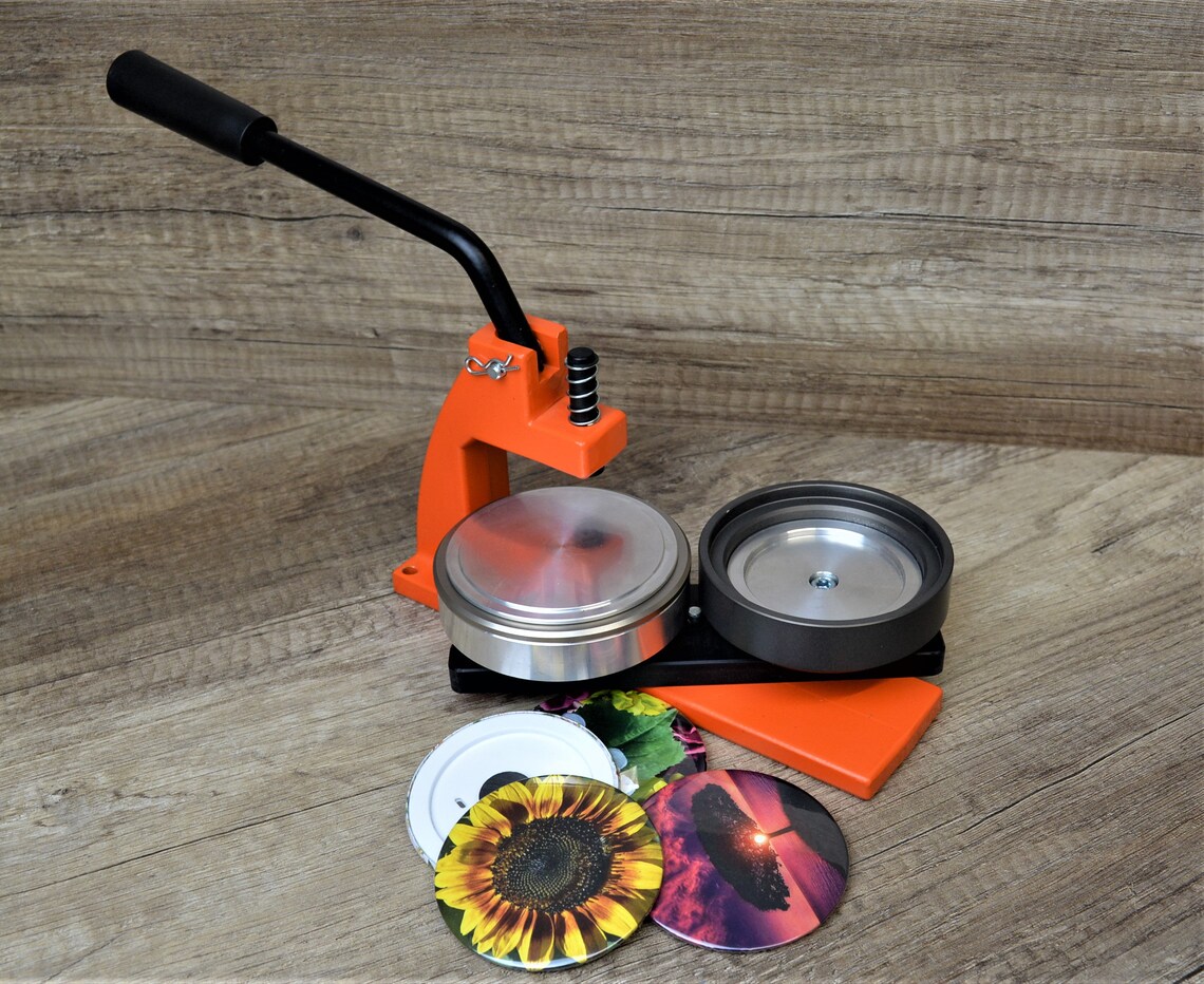 77mm 'micro' Badge Maker (interchangeable) With 100 Components, Circle ...