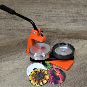 77mm 'micro' Badge Maker (interchangeable) With 100 Components, Circle ...