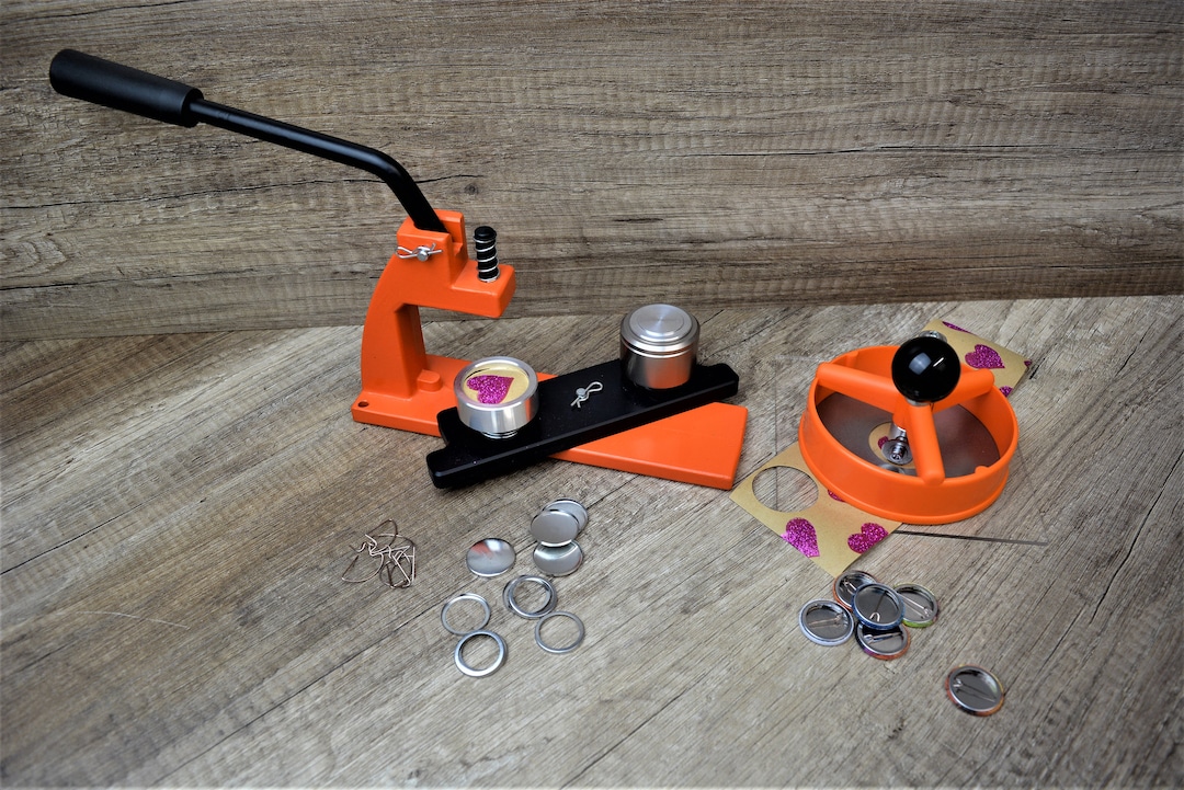 25mm 'micro' Badge Maker (interchangeable) With 100 Components, Circle ...