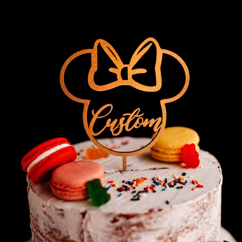 Acrylic Cake Topper Mouse - Etsy