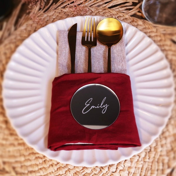 Geometric Place Card - Etsy