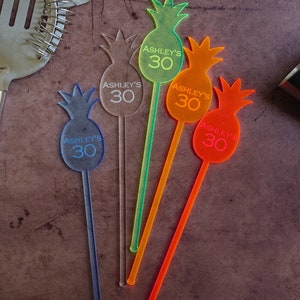 Drink Stirrers Wedding Personalized, Acrylic Cocktail Stir Sticks ...