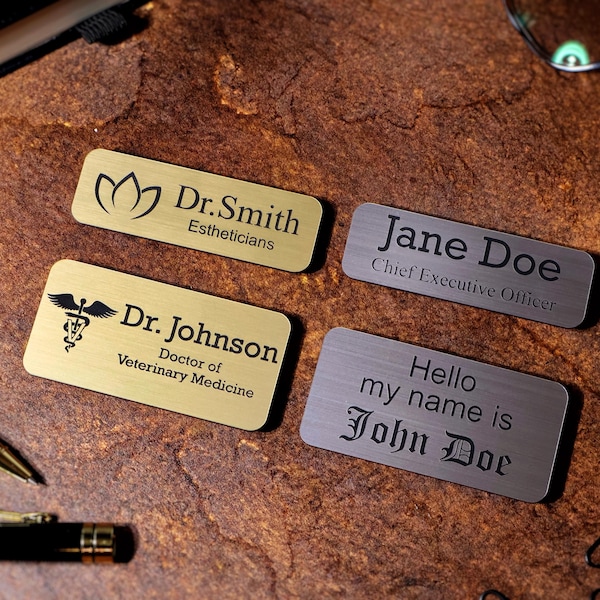 Custom Name Tags - Etsy