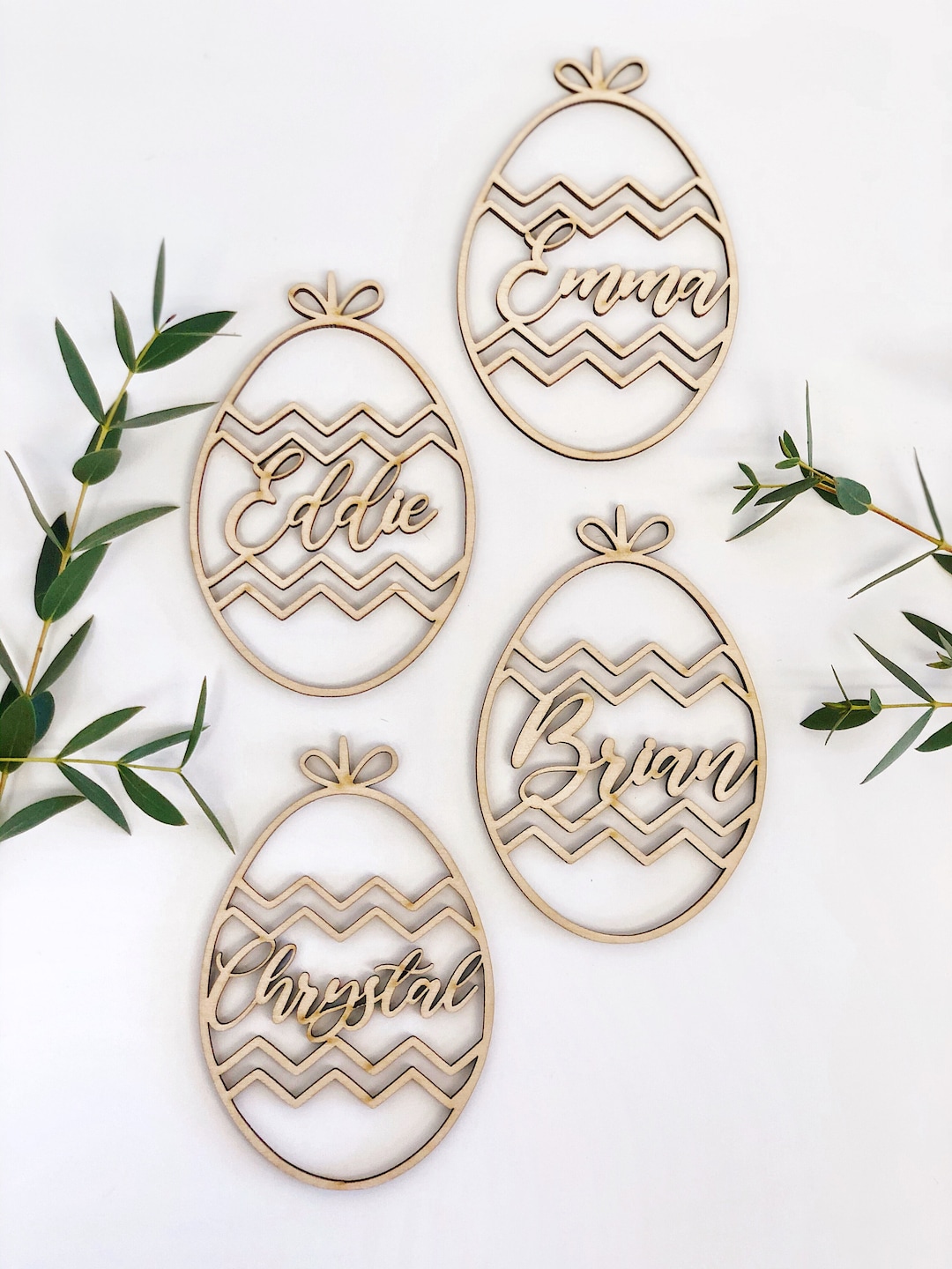 Easter Place Cards, Easter Basket Name Tags, Easter Egg Place Settings ...