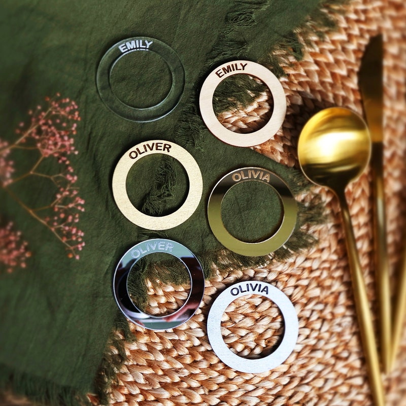 Custom Napkin Ring - Etsy