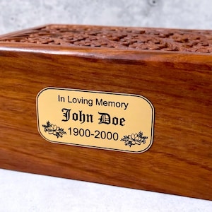 Custom Engraved Name Plate Gold, Silver, Black: Flexibrass Trophy Label ...