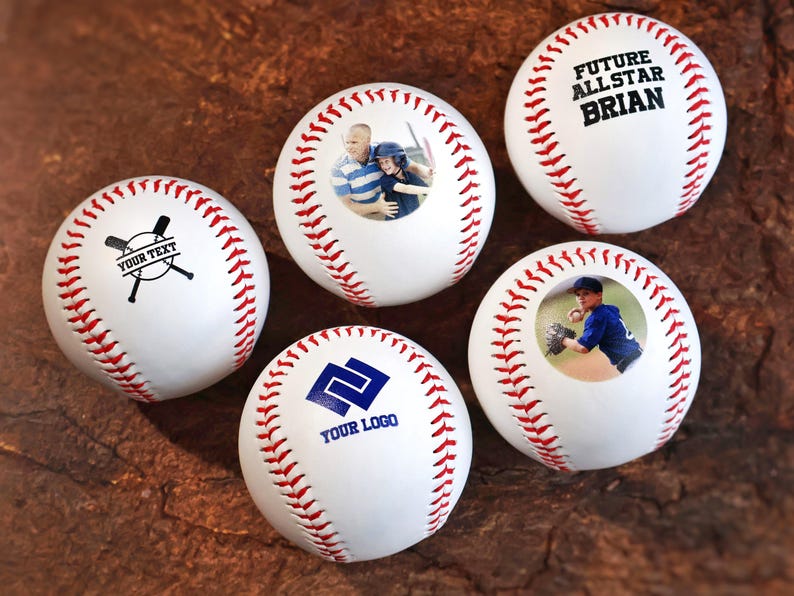 Custom Photo Baseball – Personalized UV Printed Base Ball Gift for ...