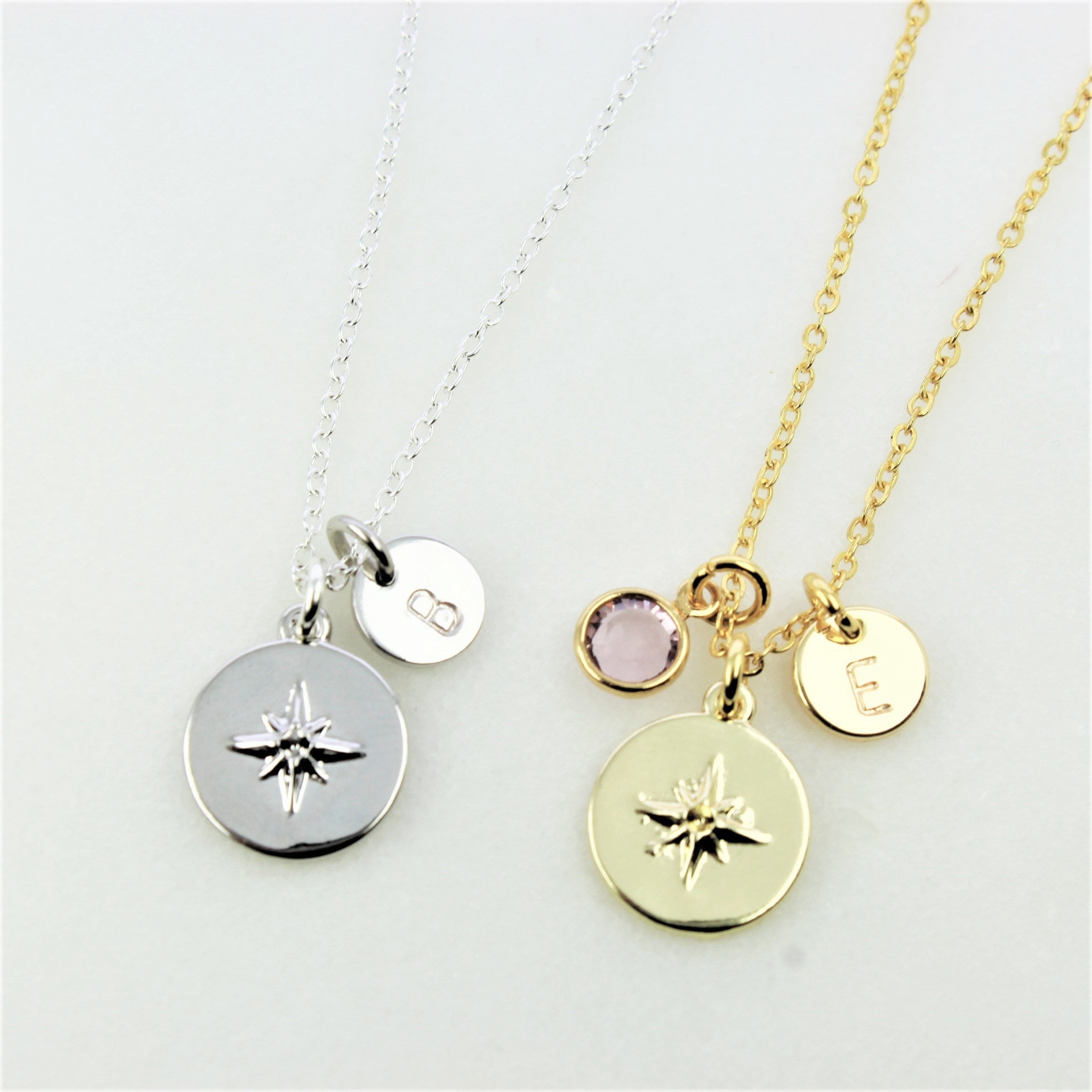 NORTH STAR charm necklace personalized North Star necklace | Etsy