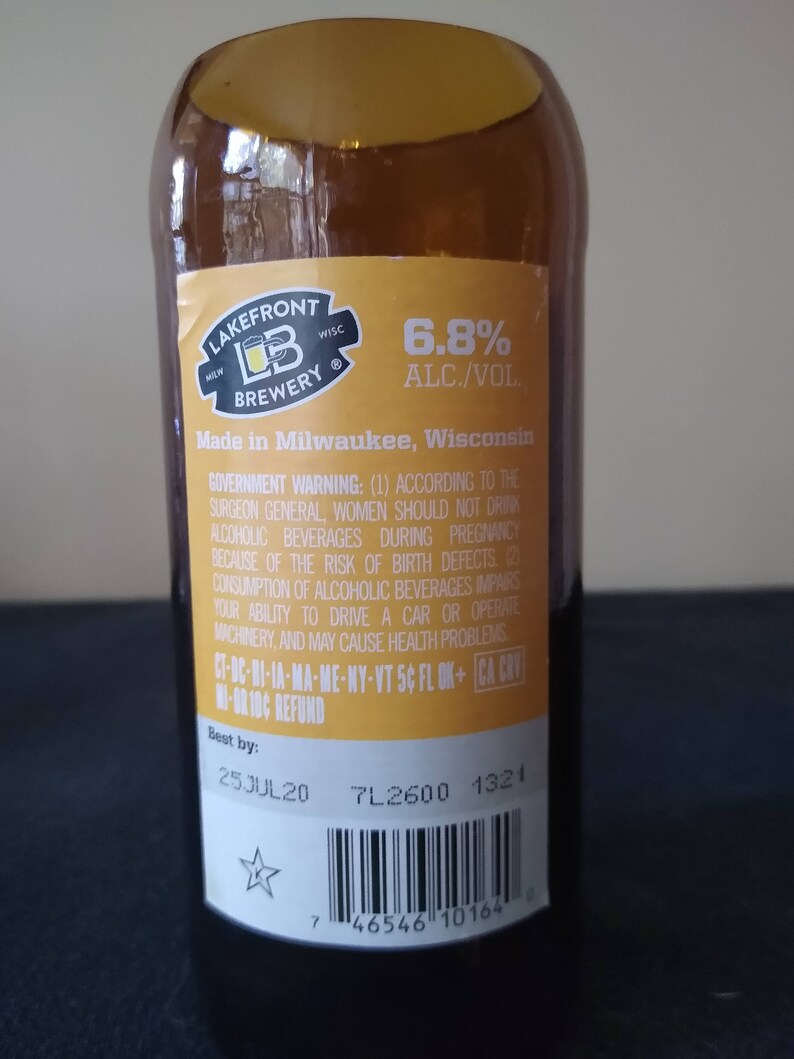 Craft Beer Candle Lakefront Brewery Hazy Rabbit IPA 12 Oz | Etsy