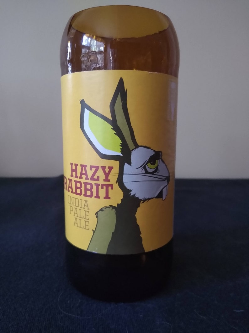 Craft Beer Candle Lakefront Brewery Hazy Rabbit IPA 12 Oz | Etsy