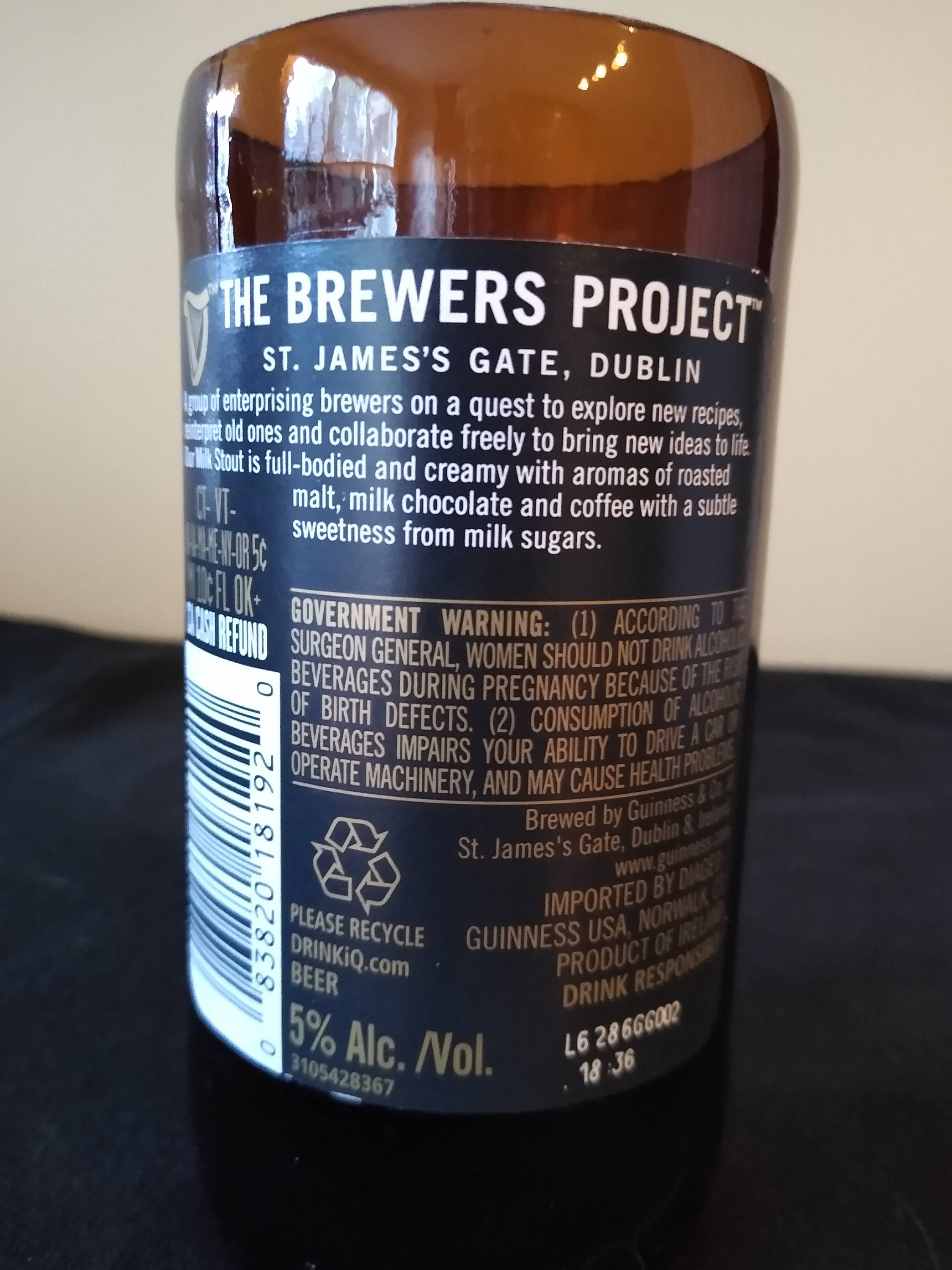 Craft Beer Candle Guinness Milk Stout 12 Oz You Choose the | Etsy