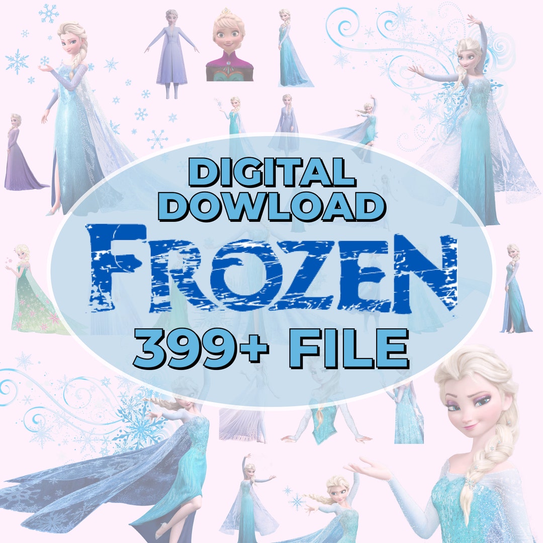 399+ Design Frozen - Frozen PNG Bundle - Snowman Png File - Instant ...
