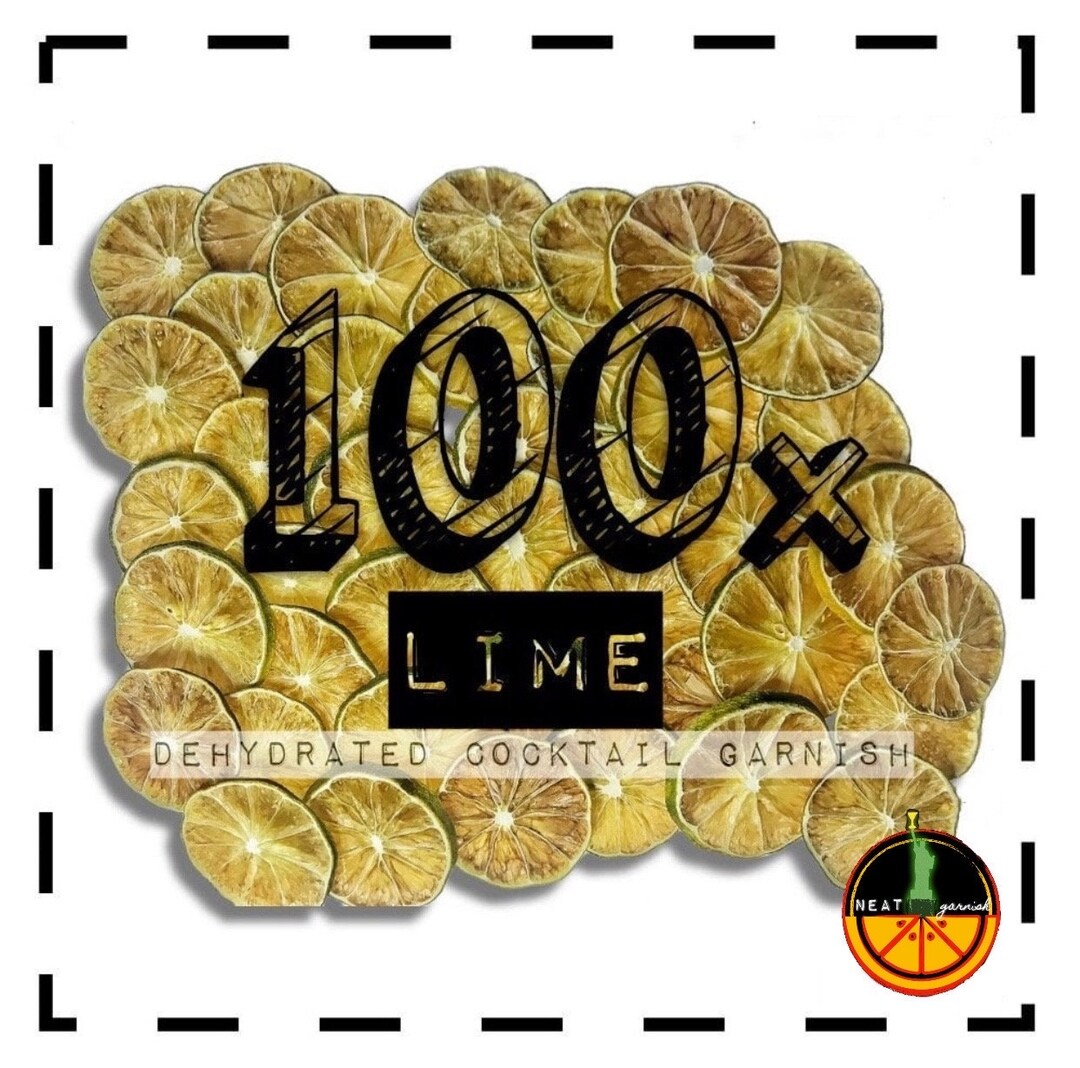 100 X Lime Wheel - Cocktail Garnishes to BUY - Dried / Dehydrated ...