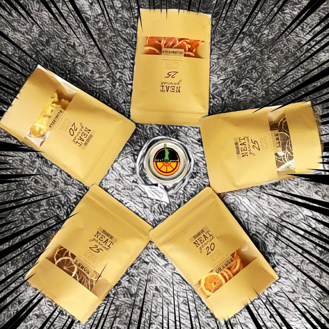 Bestseller Starter Home Bar Garnish Kit - Dehydrated Cocktail Garnishes ...