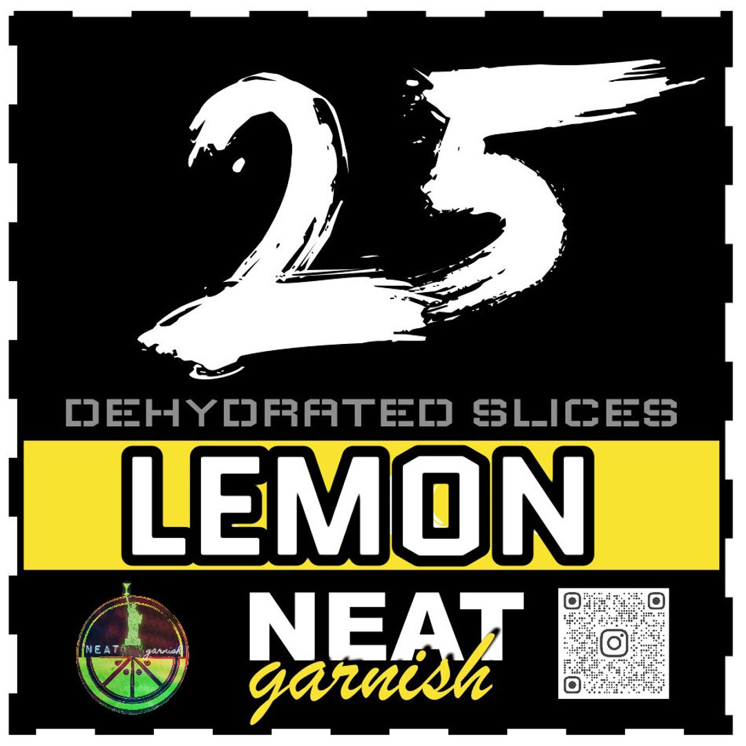 Lemon Wheel - Dehydrated Cocktail Garnishes to BUY - Dried Fruit for ...