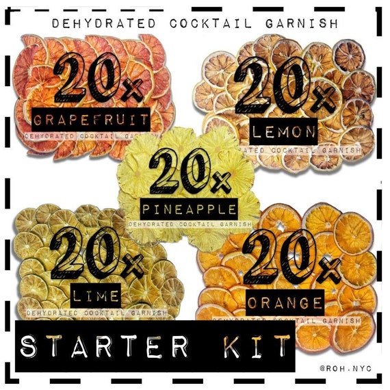 Bestseller Starter Home Bar Garnish Kit Dehydrated Cocktail - Etsy