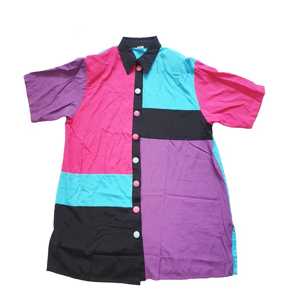 90s Color Block - Etsy