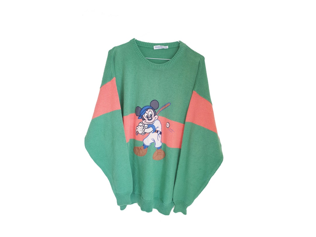 Donaldson Mickey Mouse Sweater / Vintage 90s Disney Cartoon Jumper ...