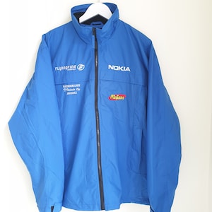 1990s Y2K Vintage NOKIA Windbreaker, Motocross Jacket, Racing ...