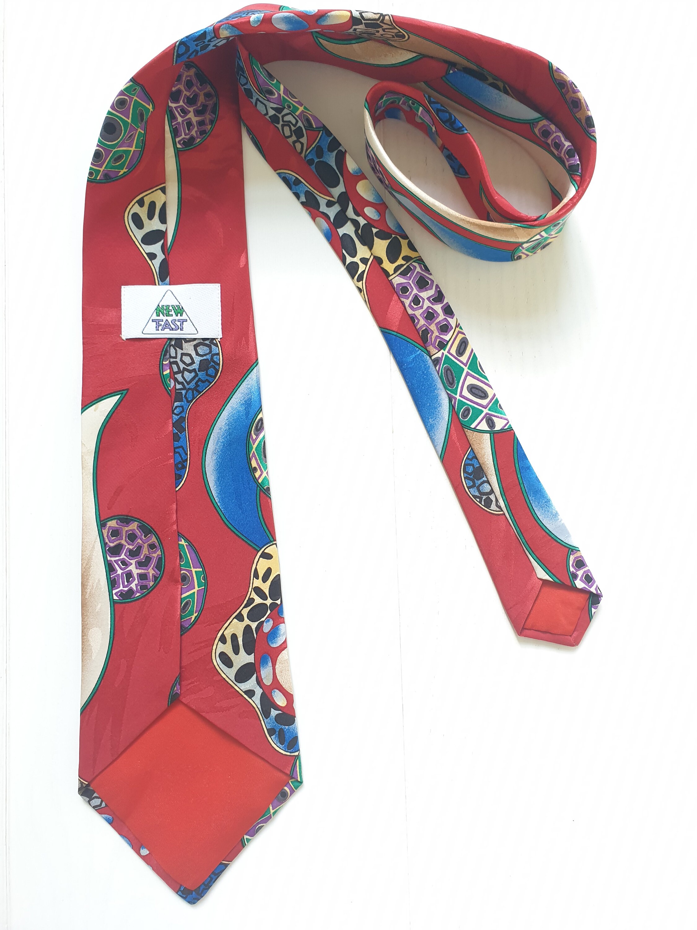 1980s Vintage PSYCHEDELIC Print Necktie Swing Tie Multicolor - Etsy