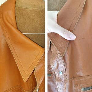 Vintage Reversible Leather Jacket, Suede Bomber, Workwear Jacket, 70s ...