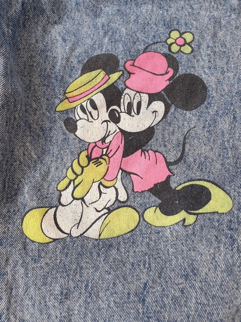 Vintage 80s Disney Minnie Mouse Blue Denim Trousers Jeans XS / S - Etsy ...