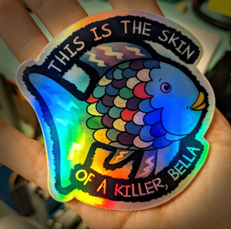 This is the Skin of A Killer Bella Twilight Rainbow Fish - Etsy