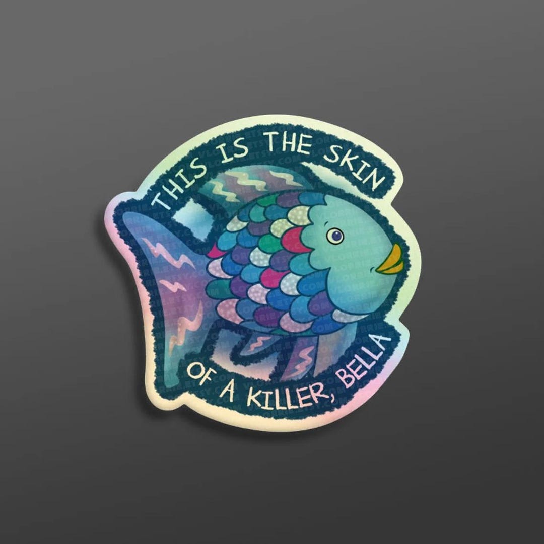 This is the Skin of A Killer Bella Twilight Rainbow Fish Holographic ...