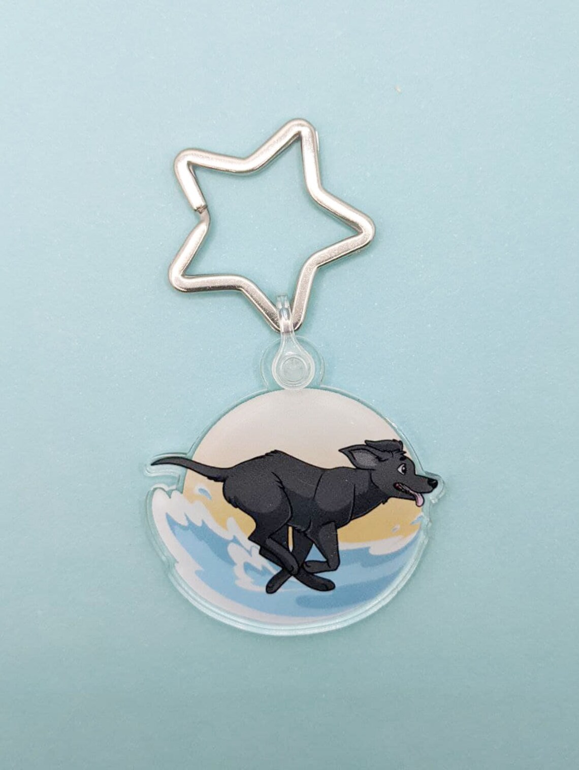 Labrador Dog Acrylic Keychain Double Sided - Etsy