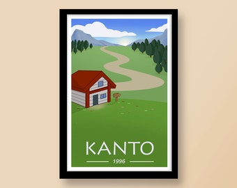 Kanto Poster - Etsy