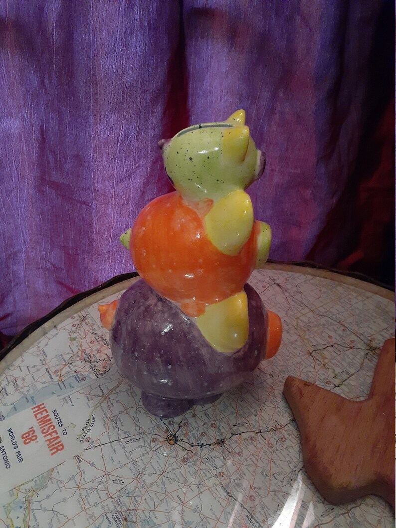 Vintage THREE Little Pigs PIGGY BANK Triple Piggy Coin Bank - Etsy