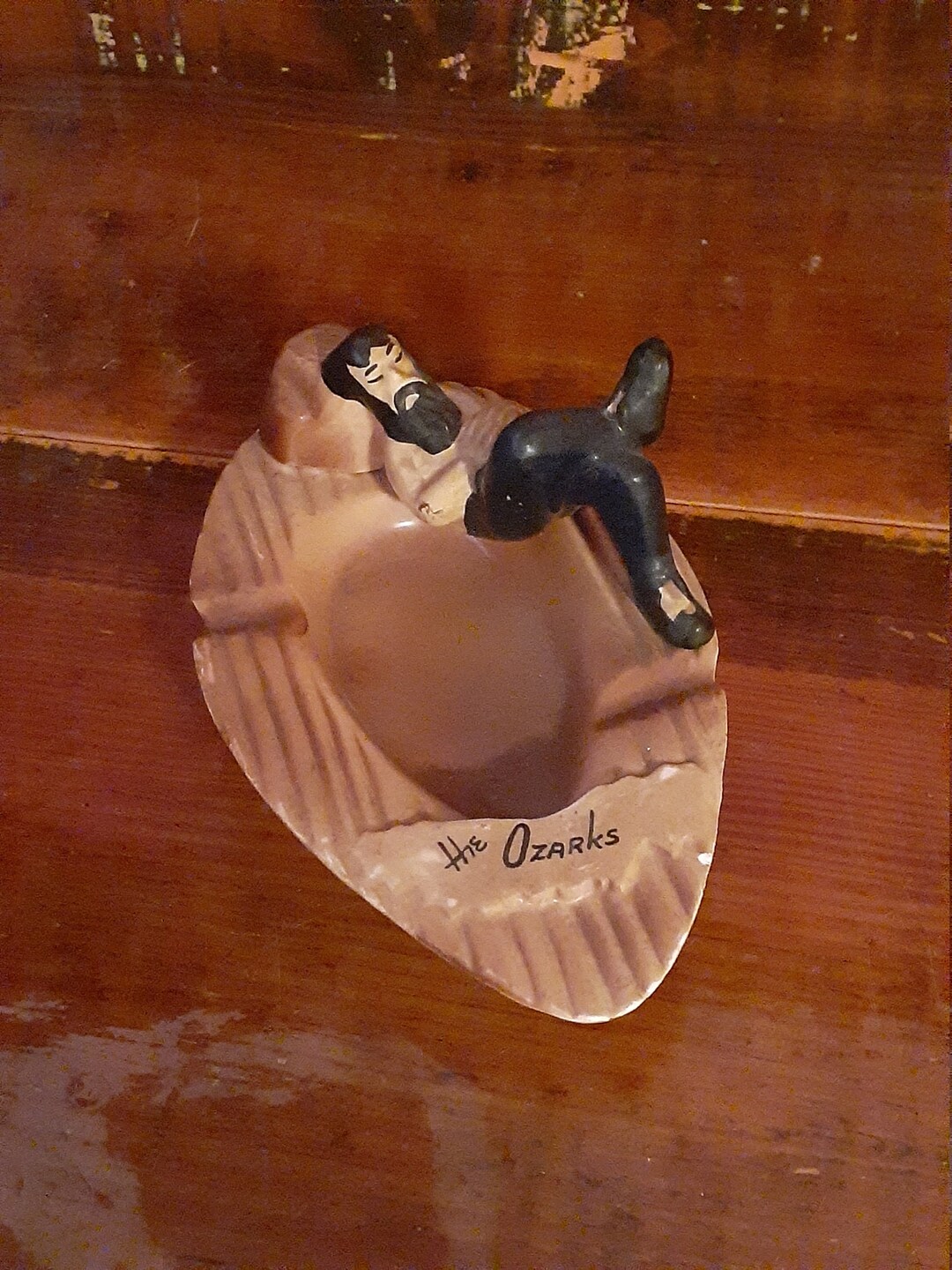 Vintage CERAMIC Hillbilly Siesta OZARKS ASHTRAY, Handmade Ceramic ...