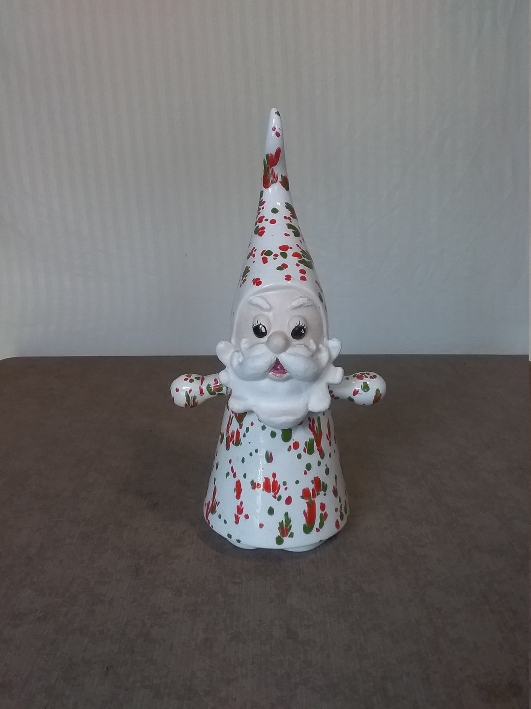 Ceramic NISSE Christmas GNOME DECANTER, Santa Wine Decanter, Christmas ...