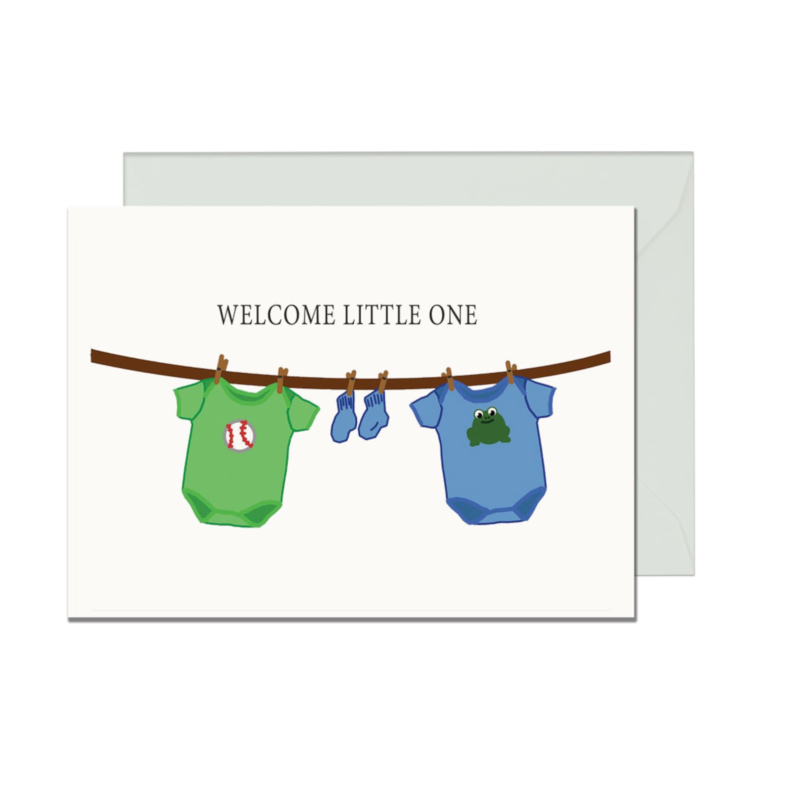 Welcome Little One Blank Greeting Card Baby Baby Shower - Etsy