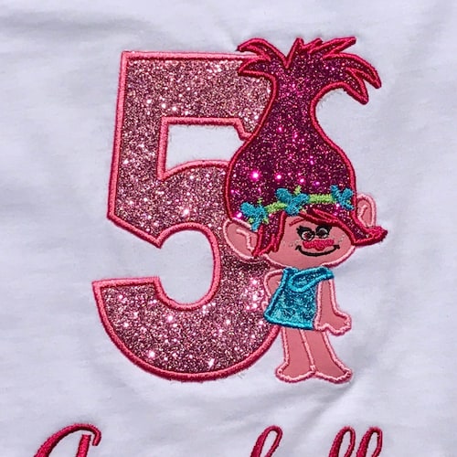 Trolls Poppy Birthday Shirt Poppy Troll Birthday Shirt for | Etsy