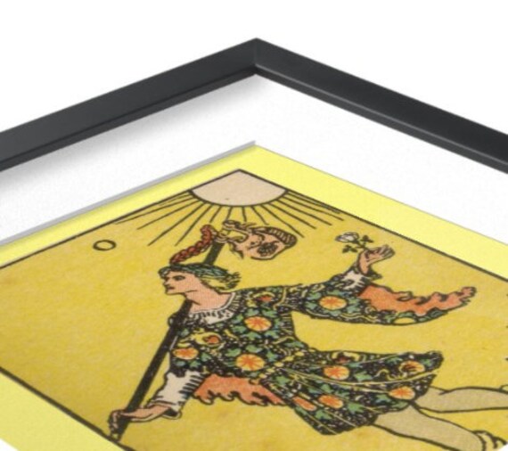 The Fool Art Print Poster Framed and Matted - Etsy