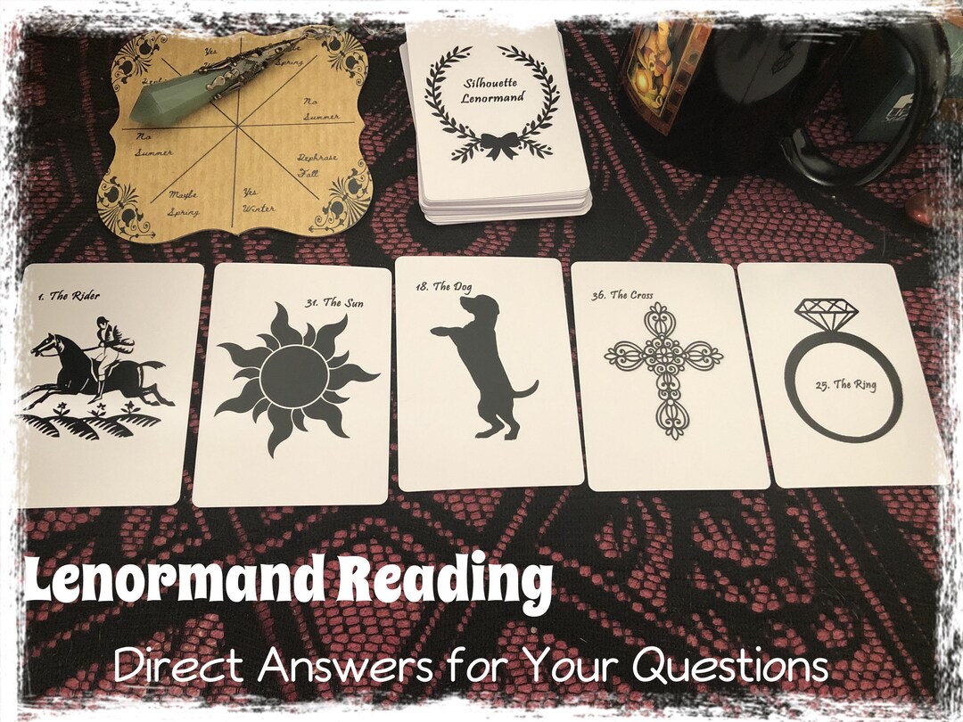 Lenormand Reading for Your Life - Etsy