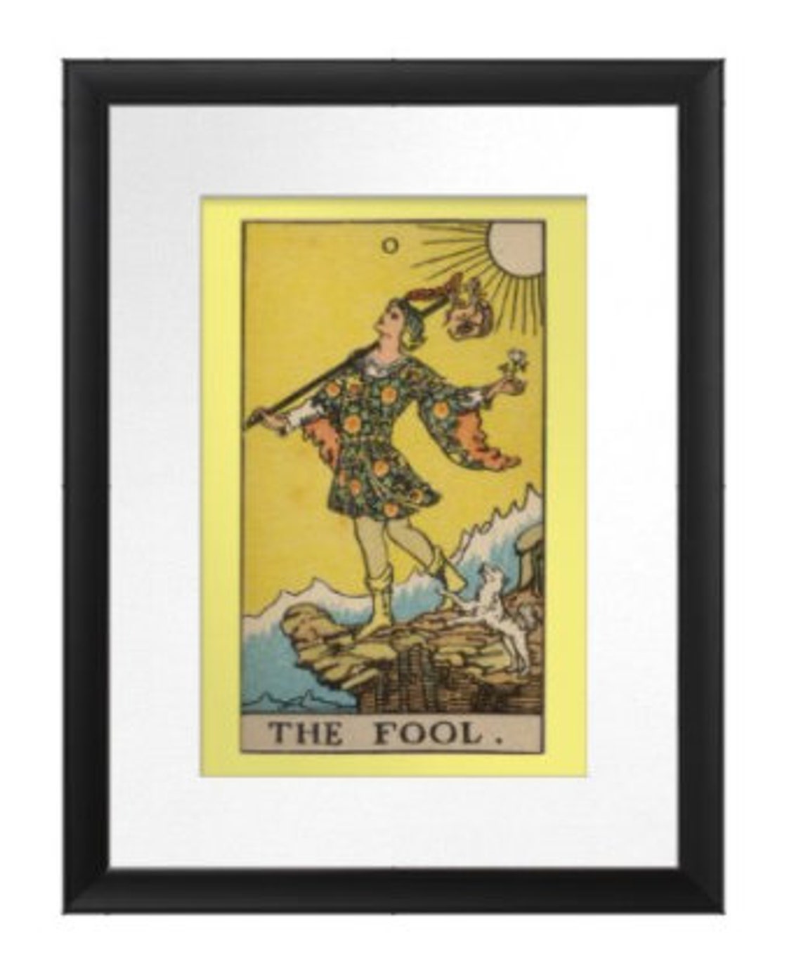 The Fool Art Print Poster Framed and Matted - Etsy