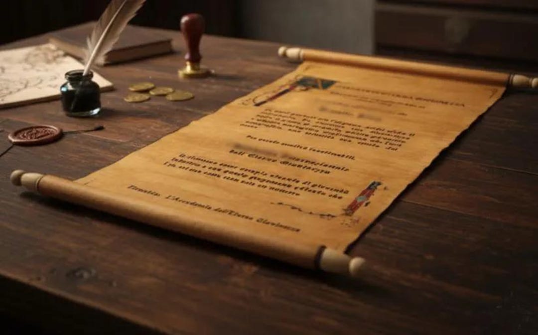 Custom Medieval Parchment Made of Aged Paper. Event, Wedding, D&D, Wow ...