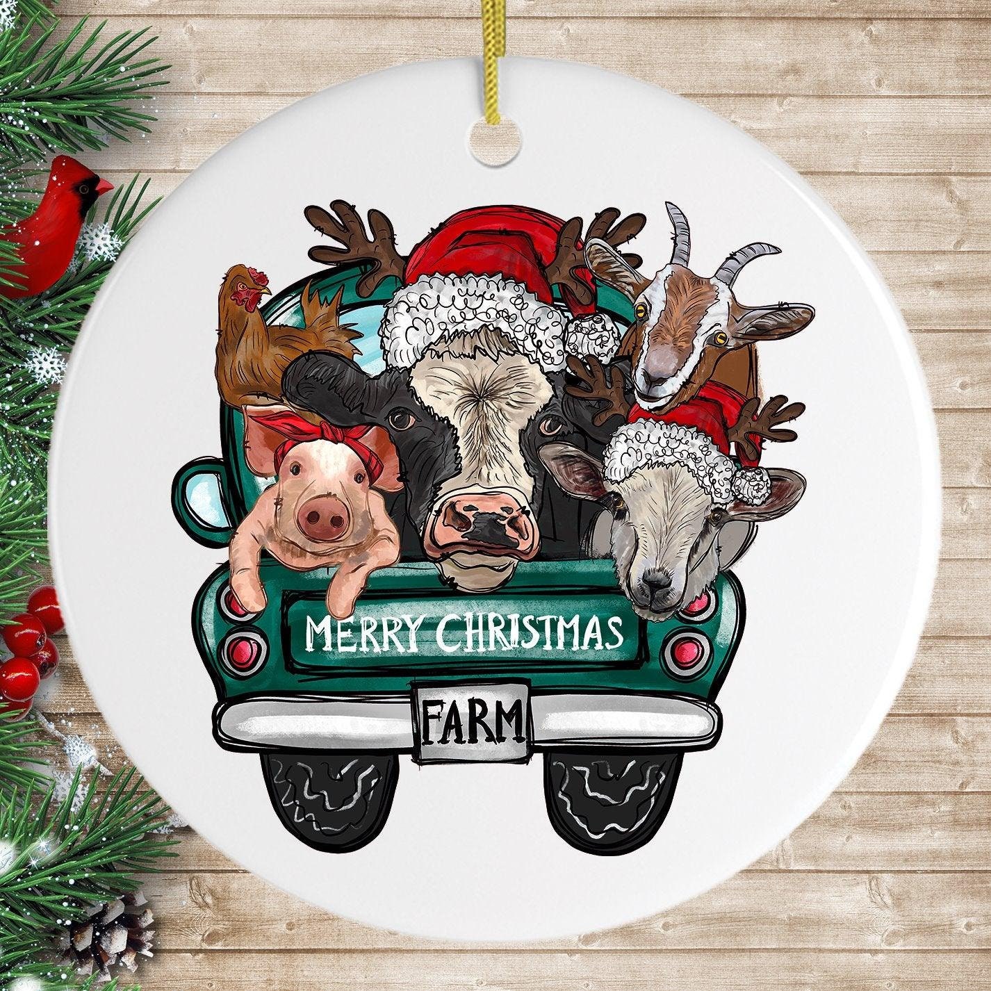 Farm Animal Christmas Ornament sold by William b Finnerty cepa cima ...