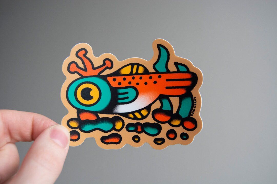 Guppy Fish 3 Vinyl Sticker, Matte Durable Weatherproof Vinyl Decal ...