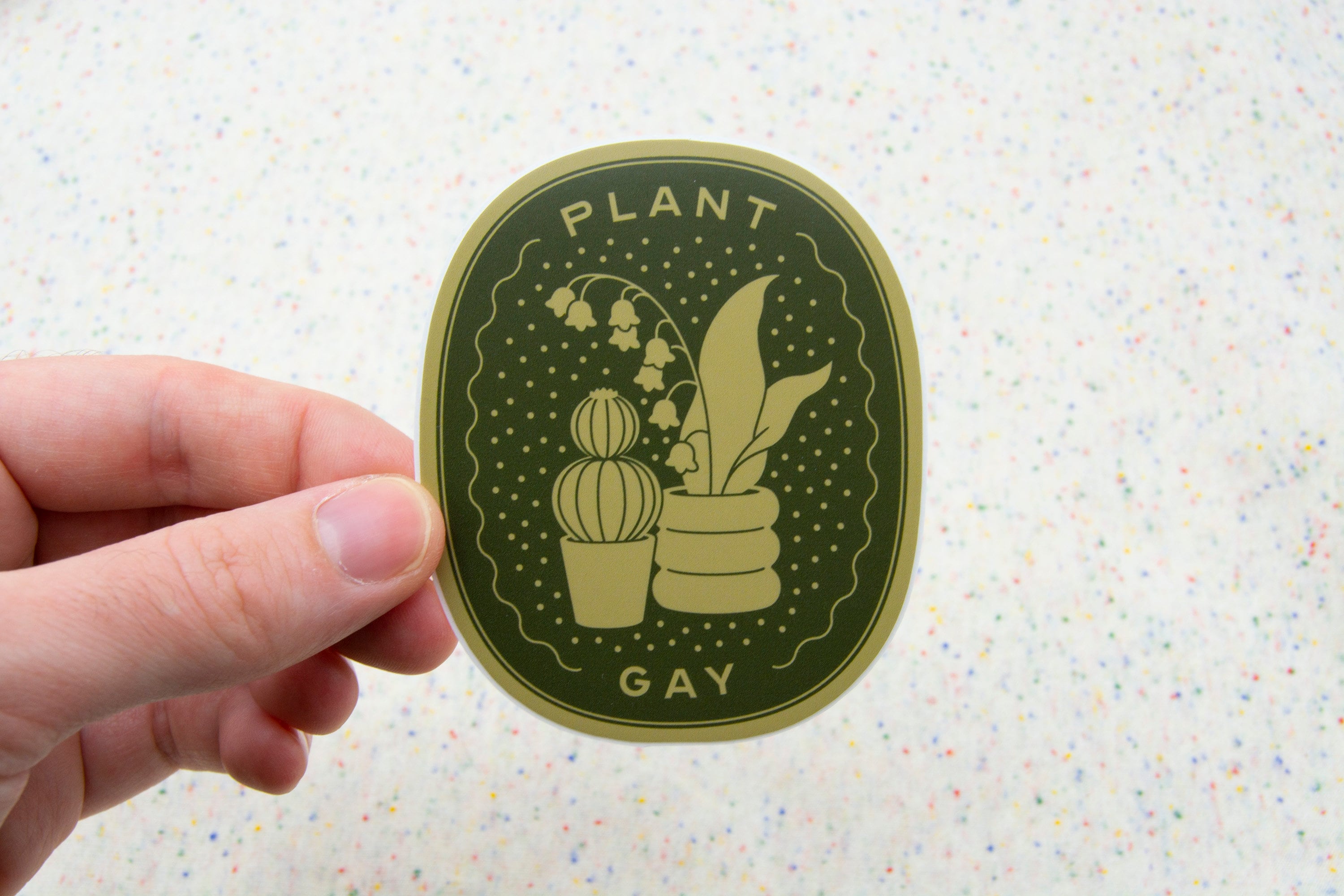 Plant Gay 3 Vinyl Sticker Waterproof Decal Sticker | Etsy