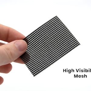 8x10.5in Eye Mesh Durable Black High Visibility Paintable Printable ...