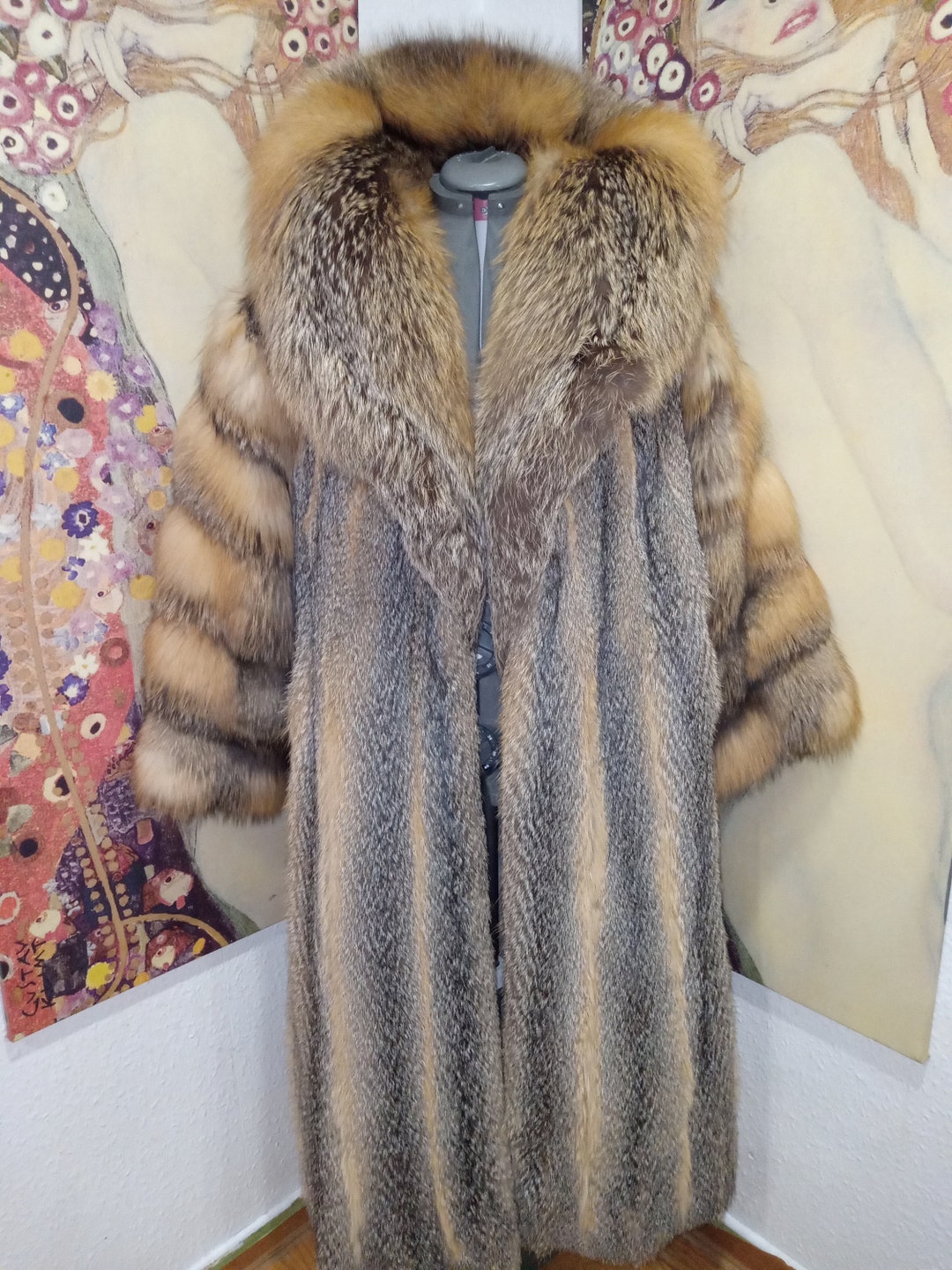 Ruby Red Fox Fur - Etsy