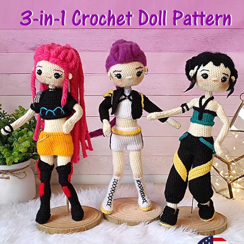 Rumi kpop demon hunter doll - Etsy España