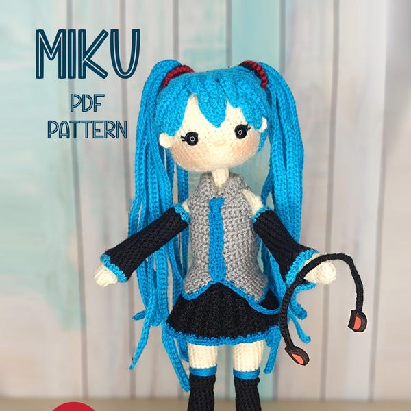 Hatsune Miku Paper Doll - Etsy