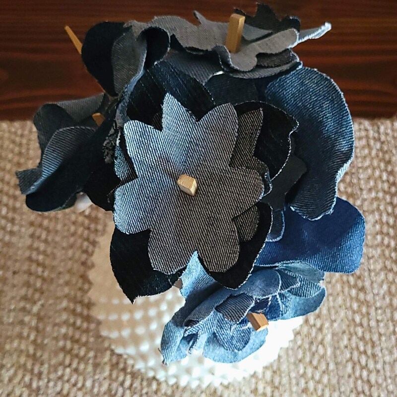 Denim Flower - Etsy