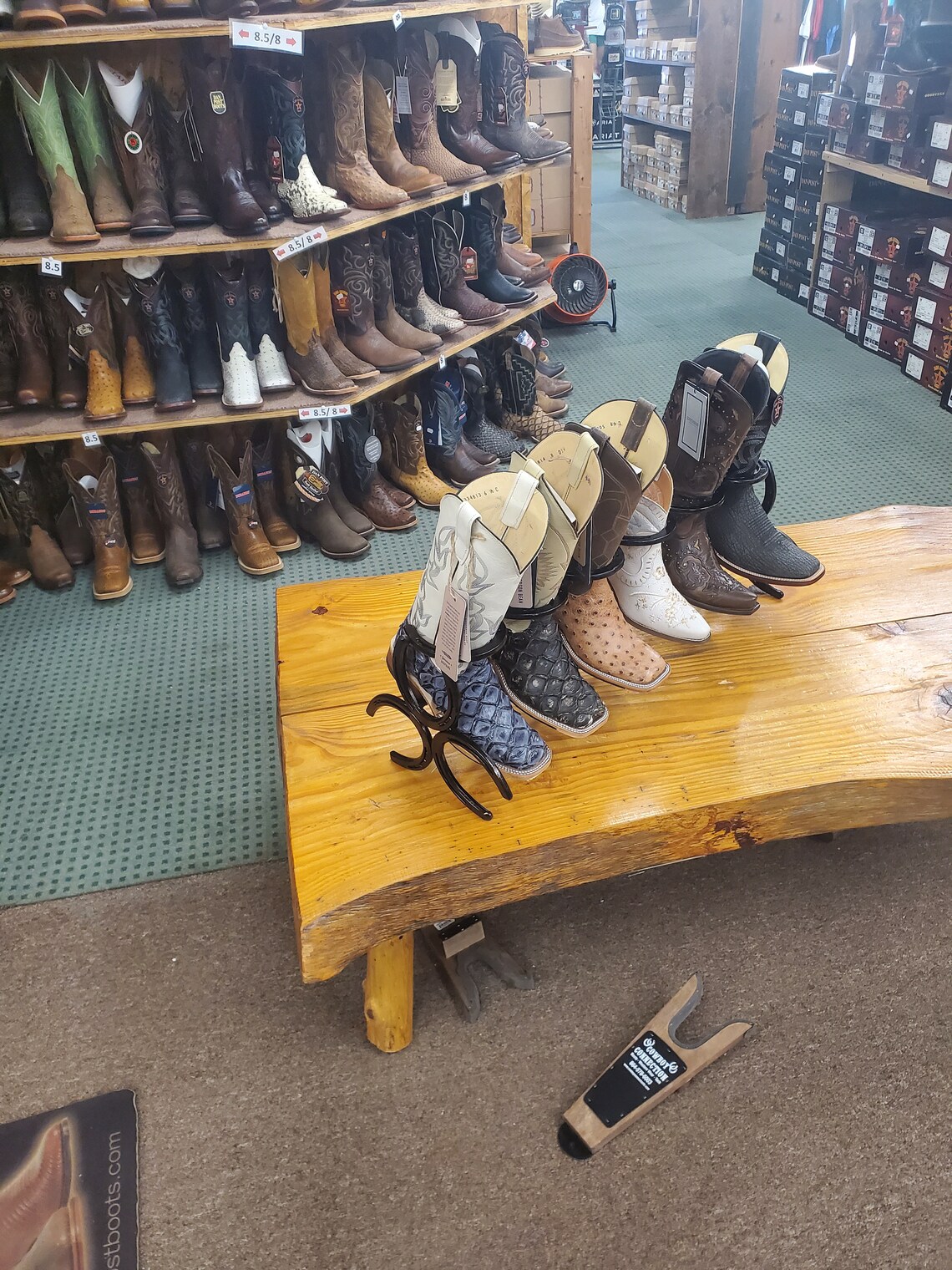 Horseshoe Boot Rack 3 Pair - Etsy
