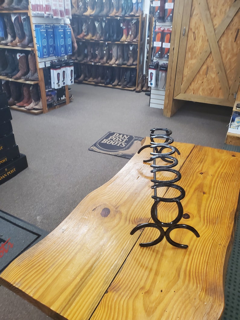 Horseshoe Boot Rack 3 Pair - Etsy